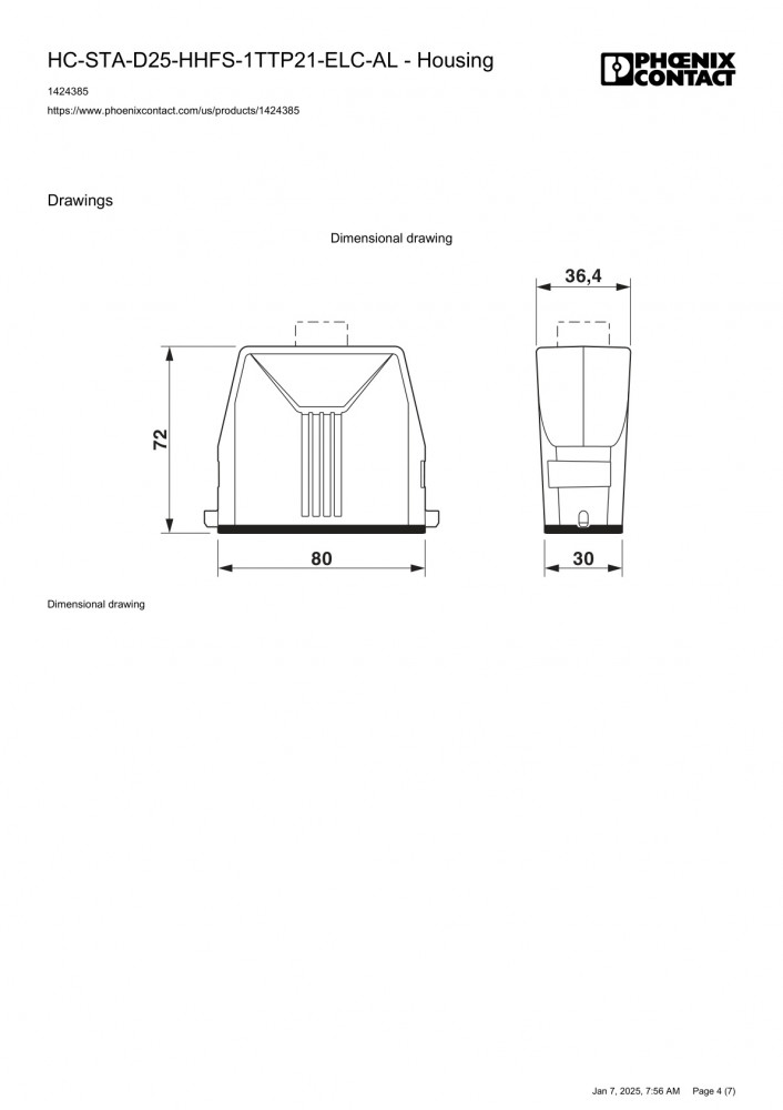 Phoenix Contact 1424385 technical document page 4