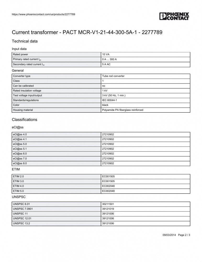 Phoenix Contact 2277789 product document image 2