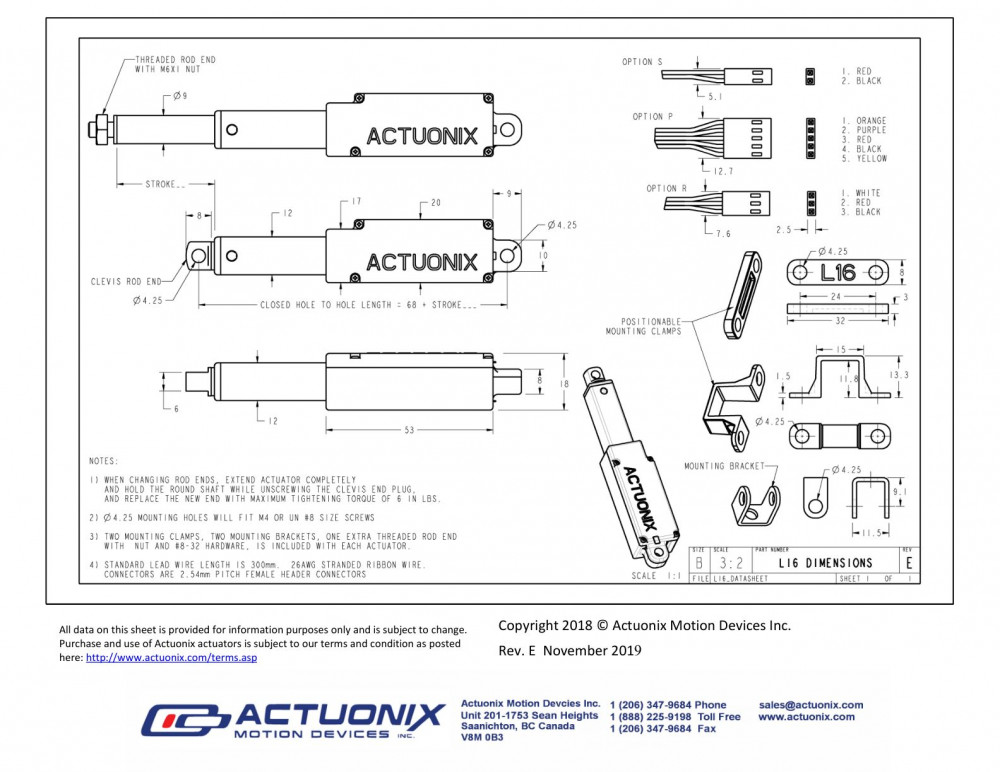 L16 actuator documentation page 4