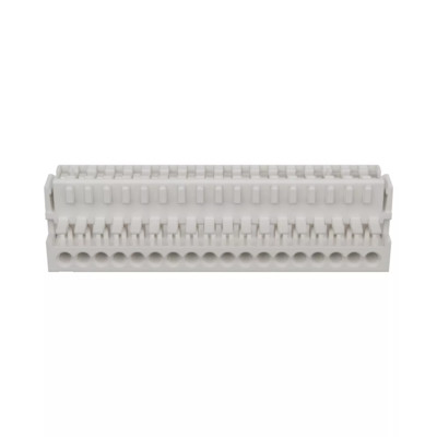 Appli-Mate RAST 2.5 IDT Housing, 2.50mm Pitch, with Side Latches, Female, 18 Circuits, Position Keys A & S Removed, Polarizing Ribs Between 1/2 and 16/17 for sale