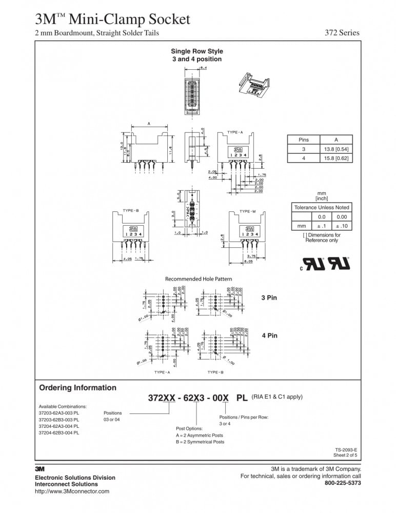 3M 372 Series datasheet page 2