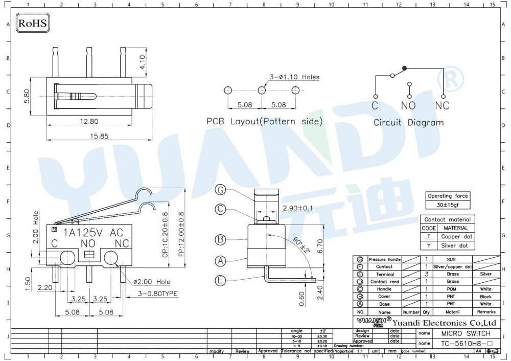 TC-5610H8-T technical document