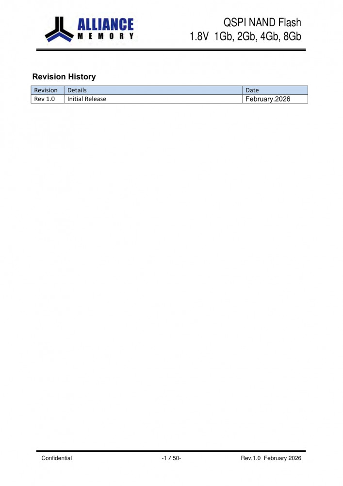 AS5F11G04SNDC-10LIN datasheet preview page 1