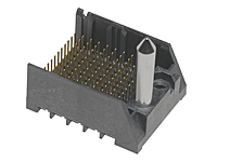 Impact 100 Ohm 4 Pair Vertical Backplane Header, Right Guided, Open Endwall, 10 Columns, 120 Circuits, Pin Length 4.90mm, Plated Through Hole Dimension 0.39mm, Lead-Free for sale