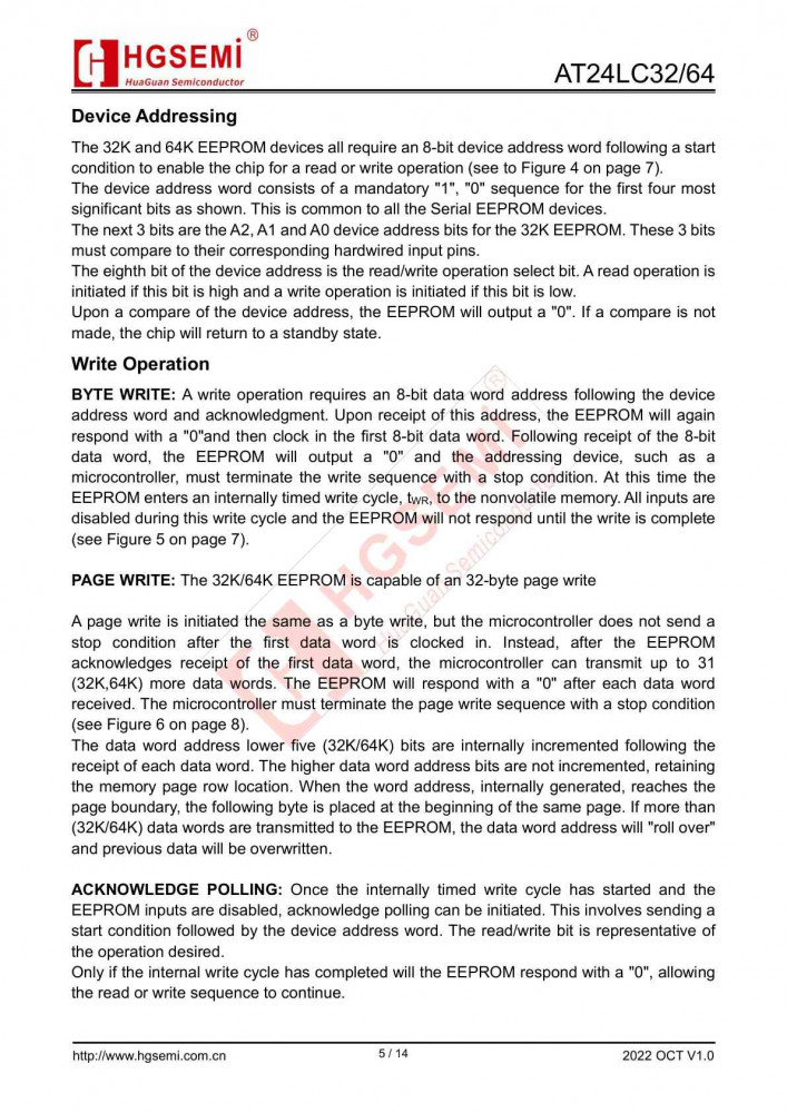 AT24LC32M/TR datasheet page 5