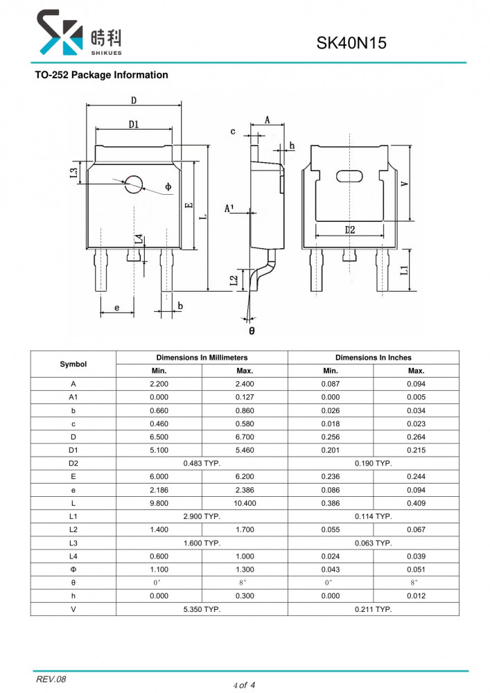 SK40N15 datasheet page 4