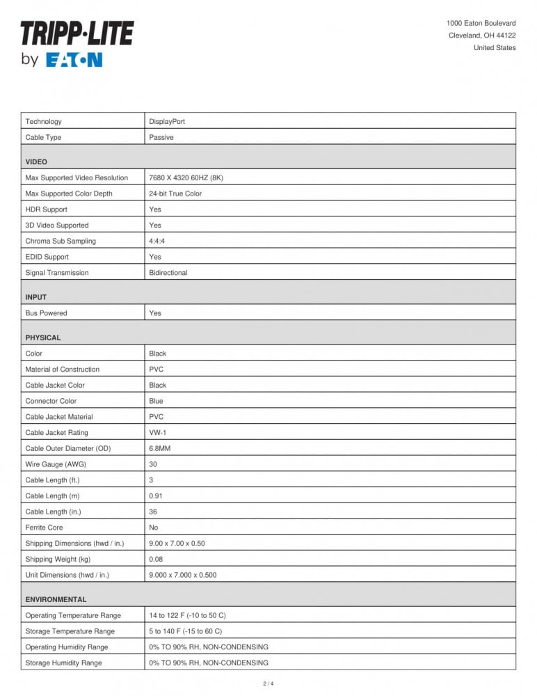 P580-003-8K6 technical document page 2
