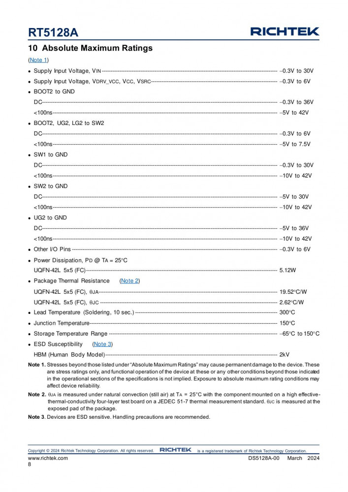 RT5128A technical document preview, page 8