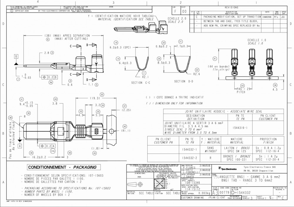 TE Connectivity 1544332-1 technical drawing page