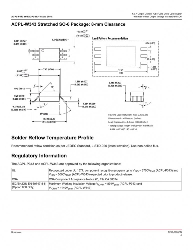 ACPL-W343 datasheet page 4