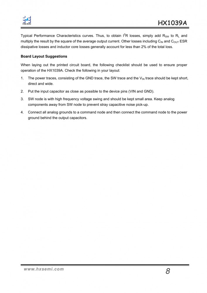 HX1039A-AGC datasheet page 8