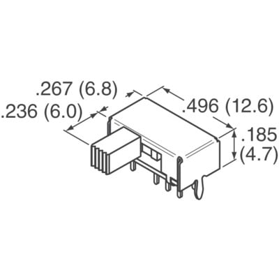 E-Switch EG2202A Slide Switch