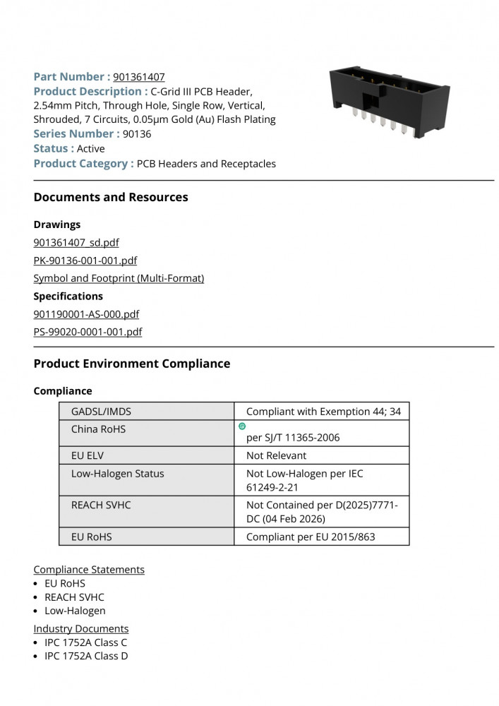 901361407 technical document image, page 1