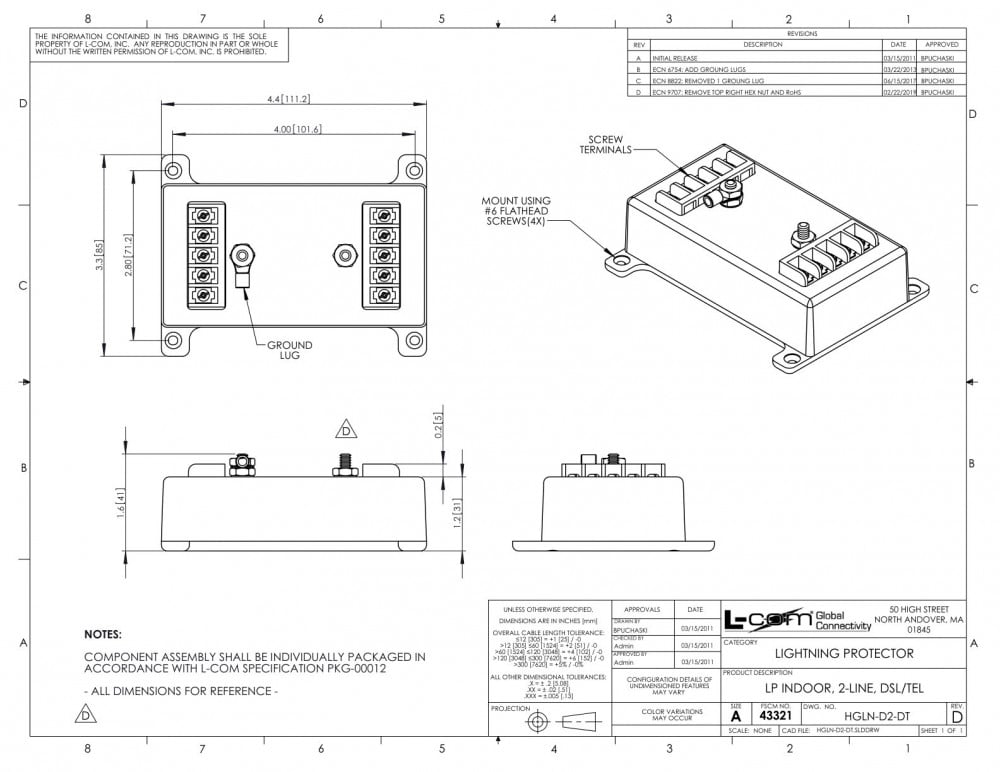 HGLN-D2-DT product document preview