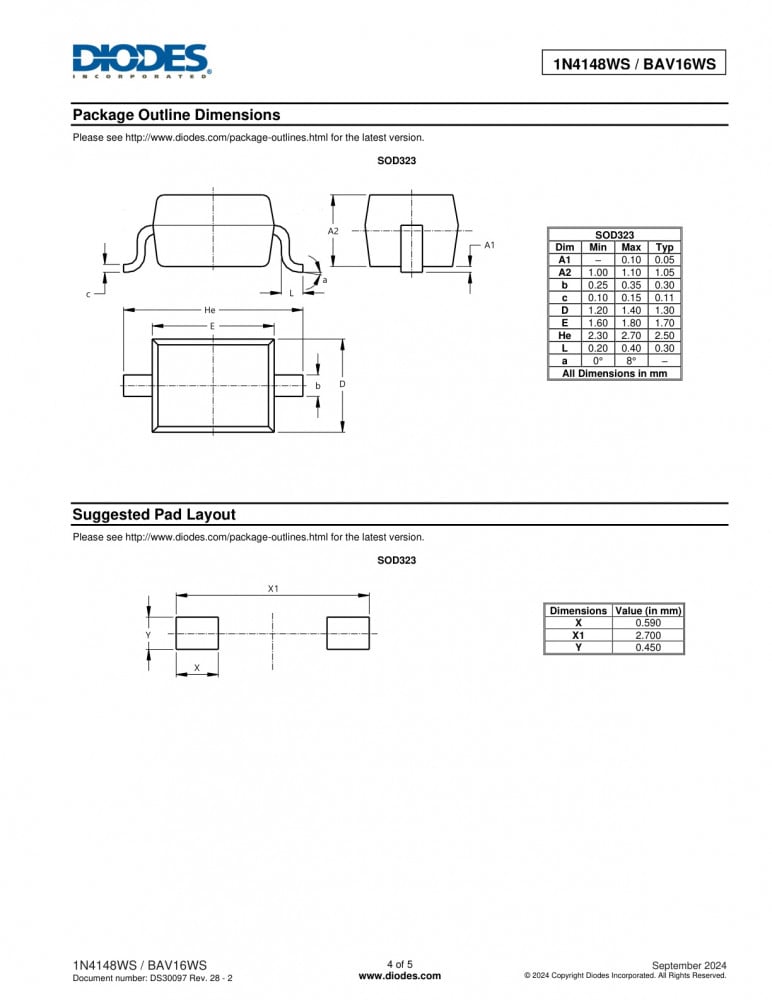 1N4148WS-7-F datasheet page 4