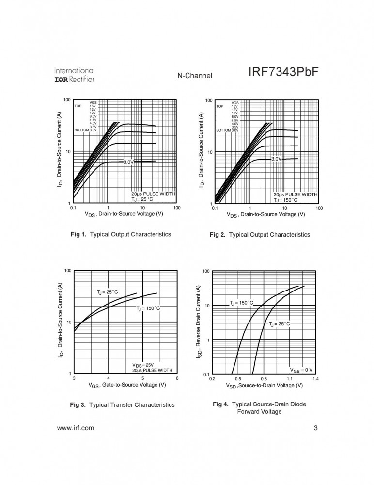 IRF7343TRPBF datasheet page 3