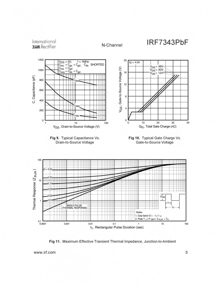 IRF7343TRPBF datasheet page 5