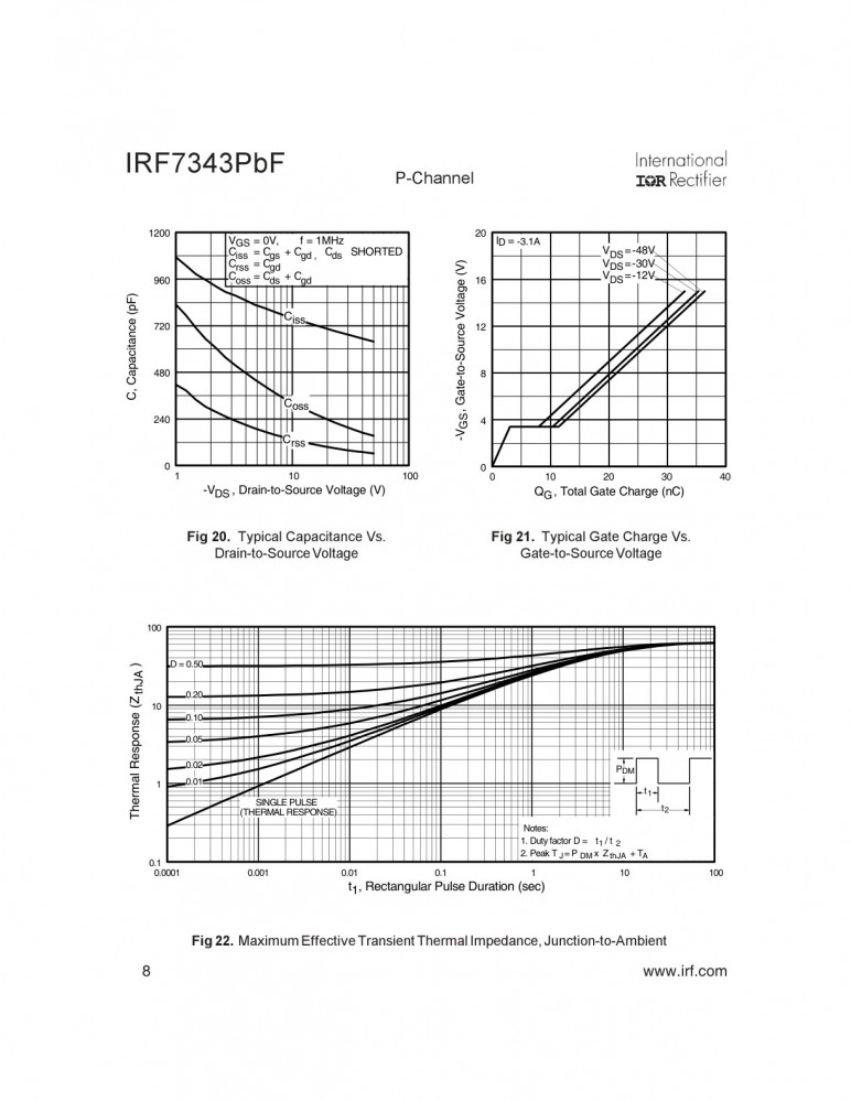 IRF7343TRPBF datasheet page 8