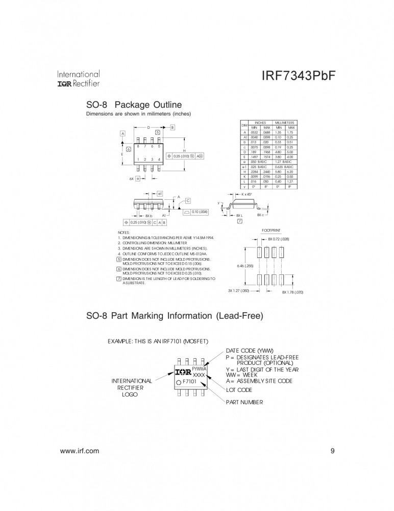 IRF7343TRPBF datasheet page 9