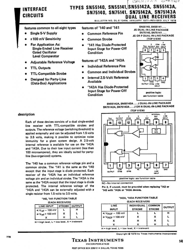 55142AJ/B technical document page 2
