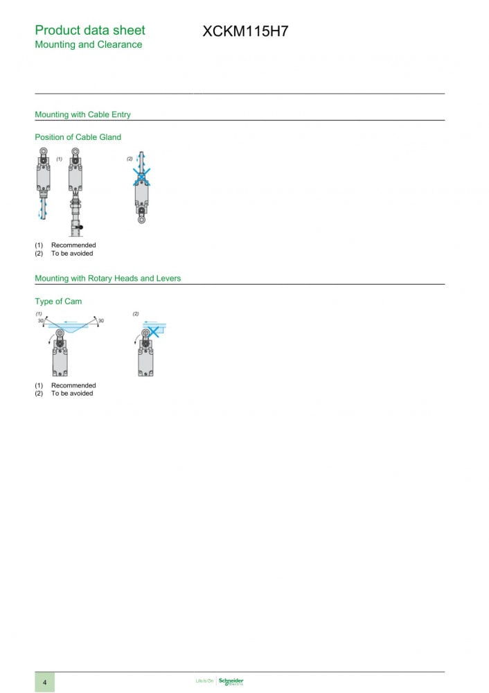 XCKM115H7 product documentation page 4