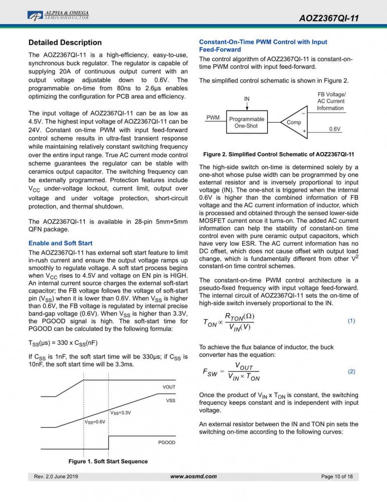 AOZ2367QI-11 datasheet page 10