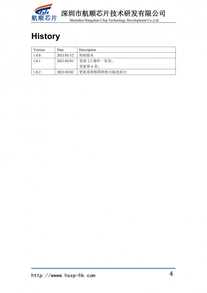 HK32E032 datasheet page 4