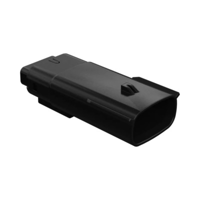 MX150 Mat-Sealed Male Connector Assembly, Single Row, 4 Circuits, Keying  Option A, Black for sale