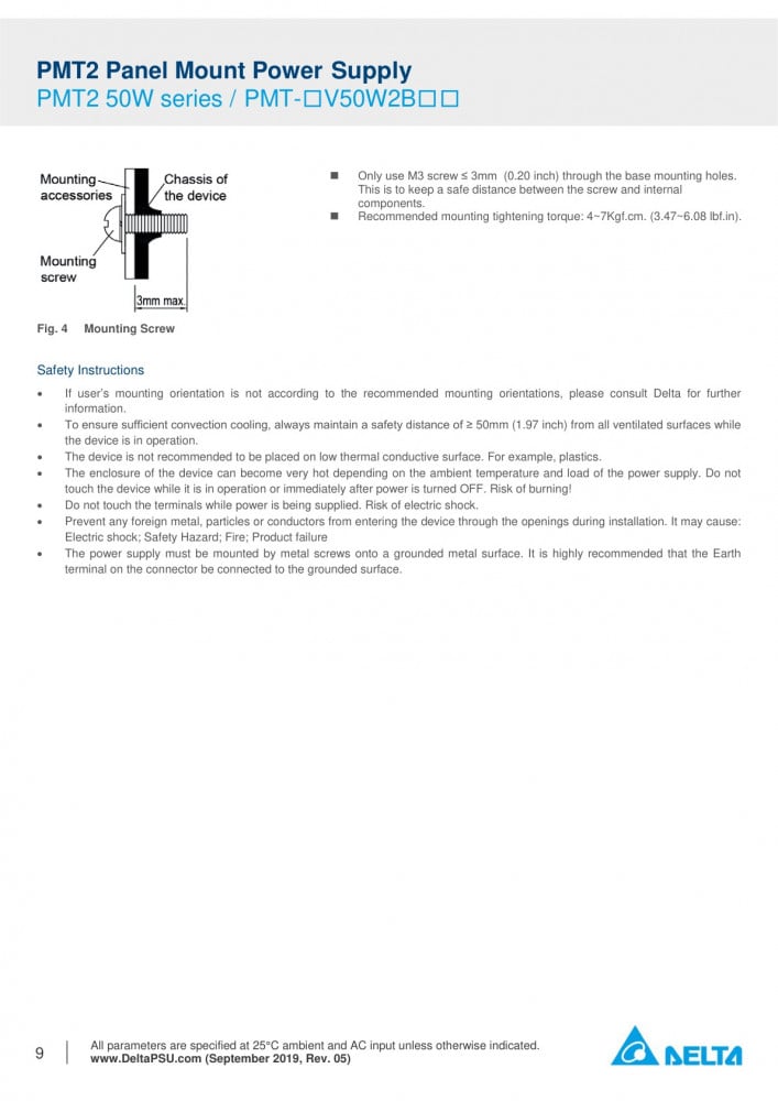 PMT2 datasheet page 9