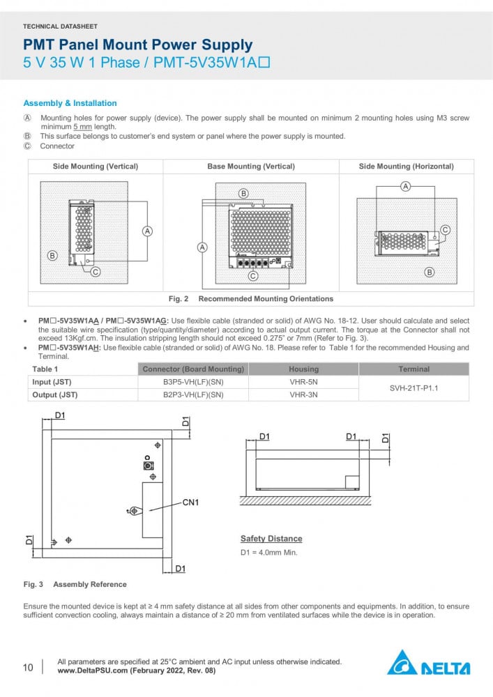 DELTA PMT datasheet page 10