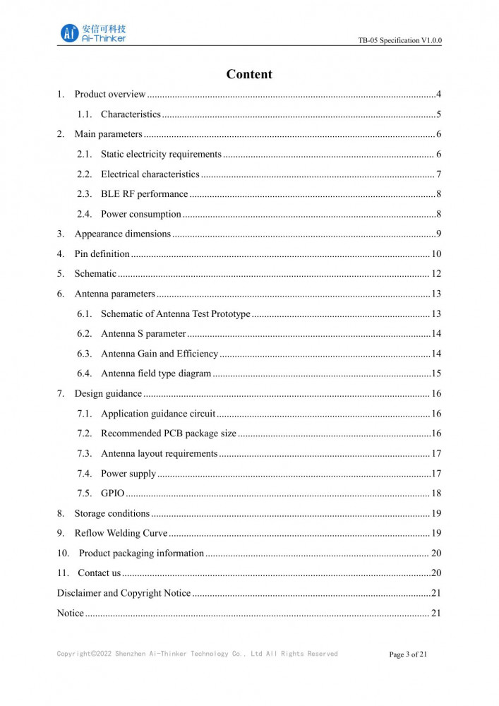 TB-05 product overview