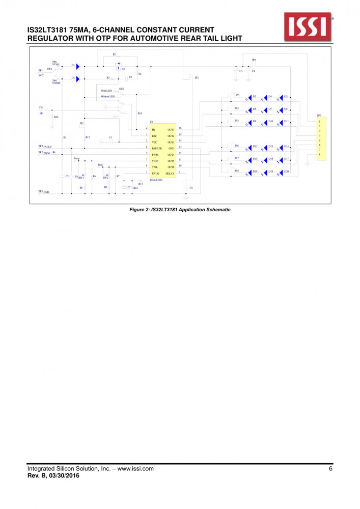 IS32LT3181 document page 6