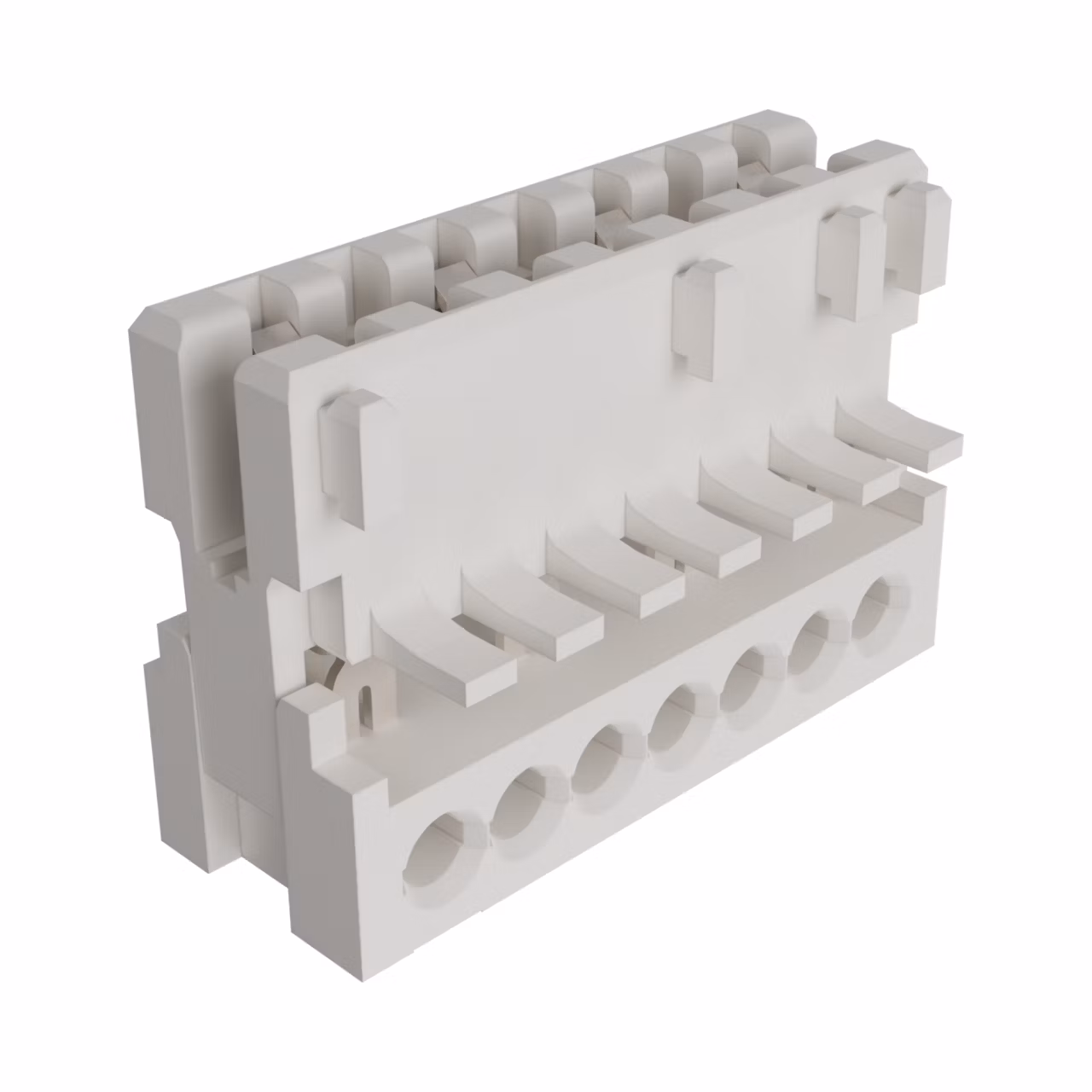 Appli-Mate RAST 2.5 Female Connector, 5.00mm Pitch, 4 Circuits, Position B, C, D and F Removed, Open Endwalls for sale