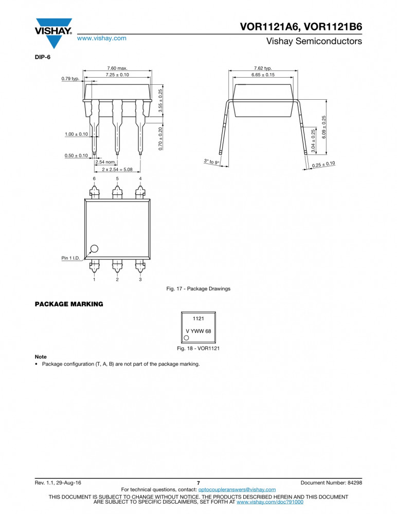 VOR1121A6 datasheet page 7