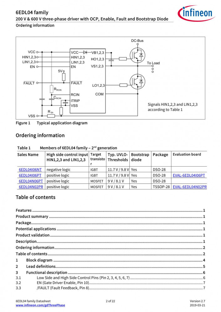 6EDL04N06PT datasheet page 2