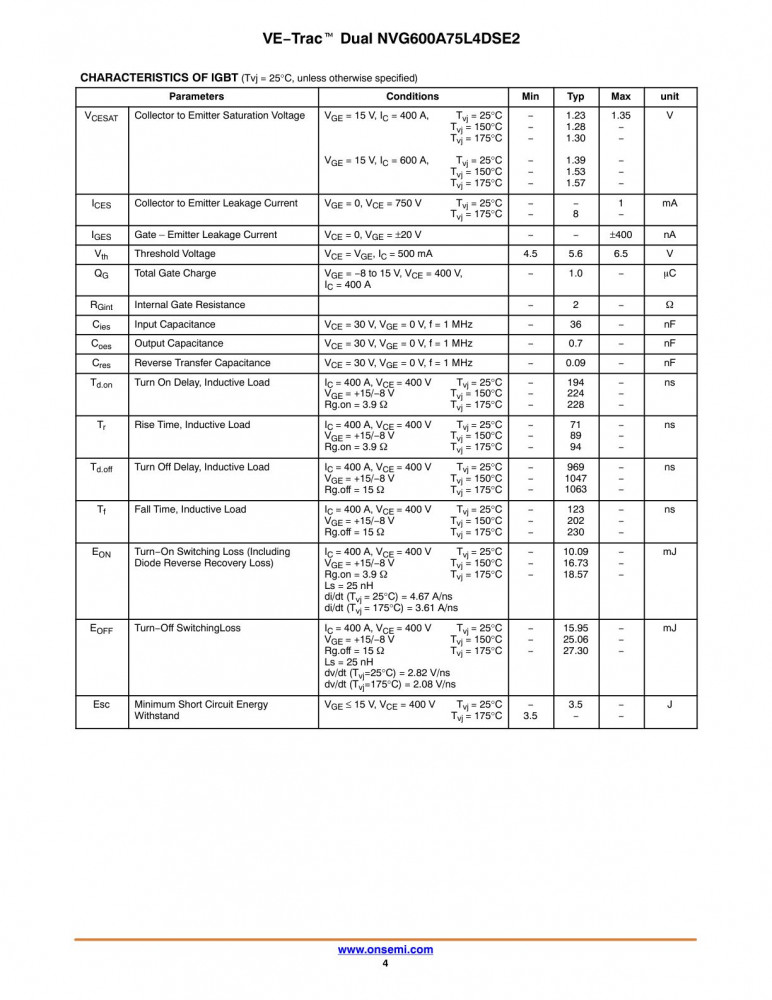 NVG600A75L4DSE2 datasheet page 4