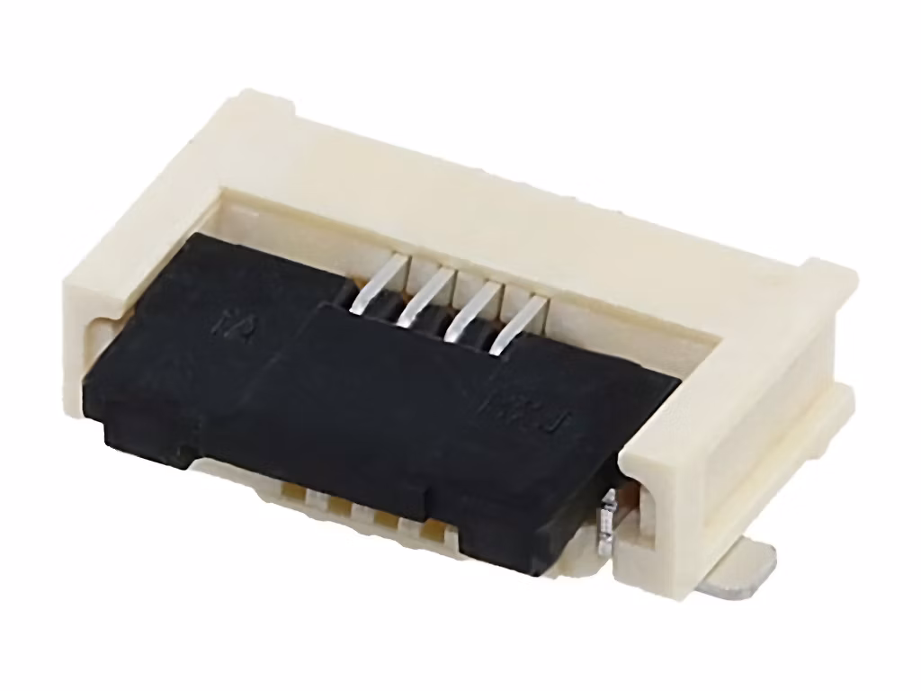 0.50mm Pitch Easy-On FFC/FPC Connector, 1.90mm Height, Single Bottom Contact (FS19), Right-Angle, Surface Mount, ZIF, 7 Circuits