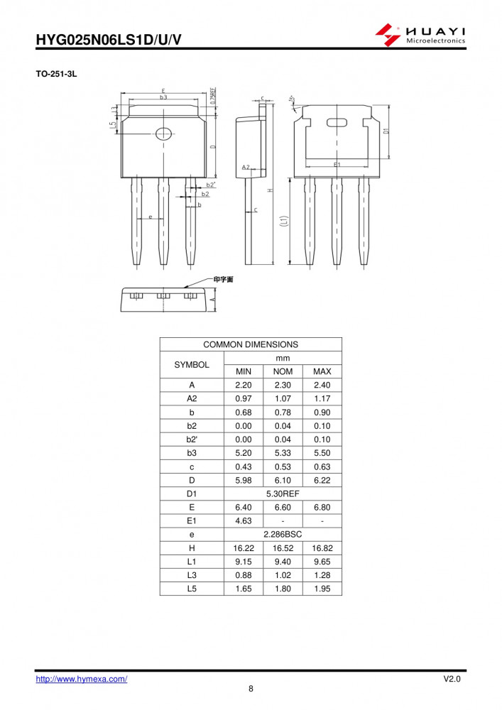 HYG025N06LS1D product document, page 8