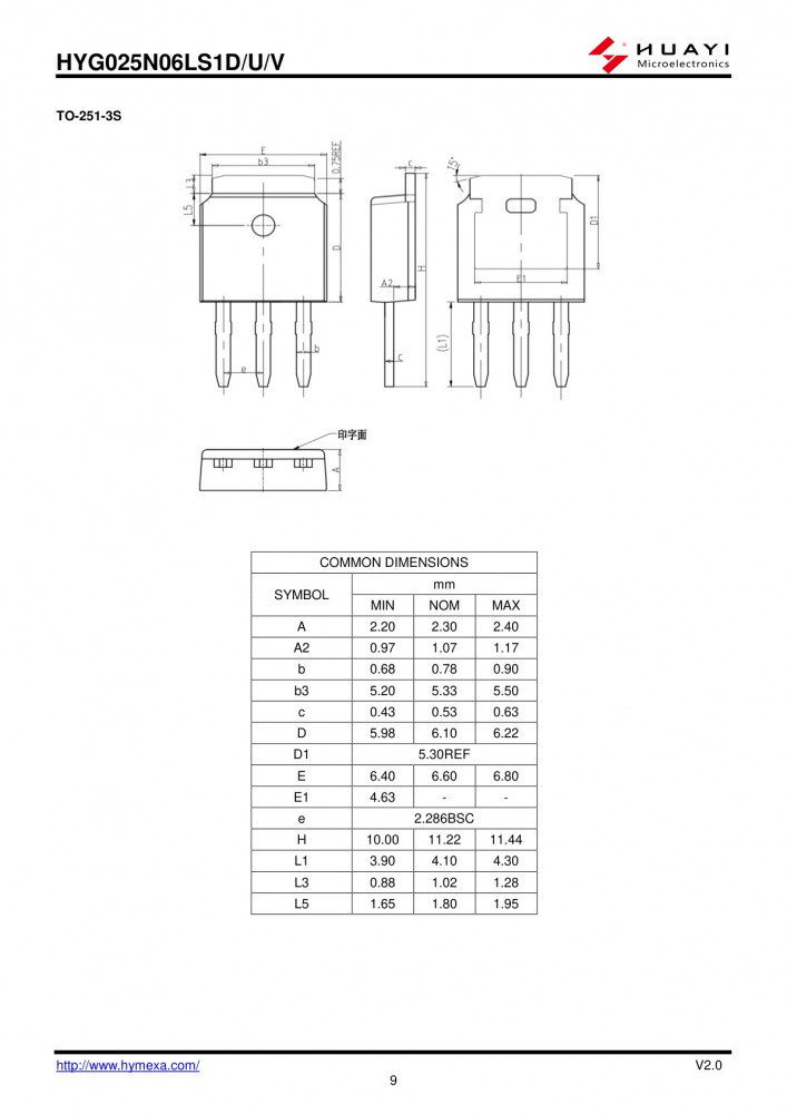 HYG025N06LS1D product document, page 9