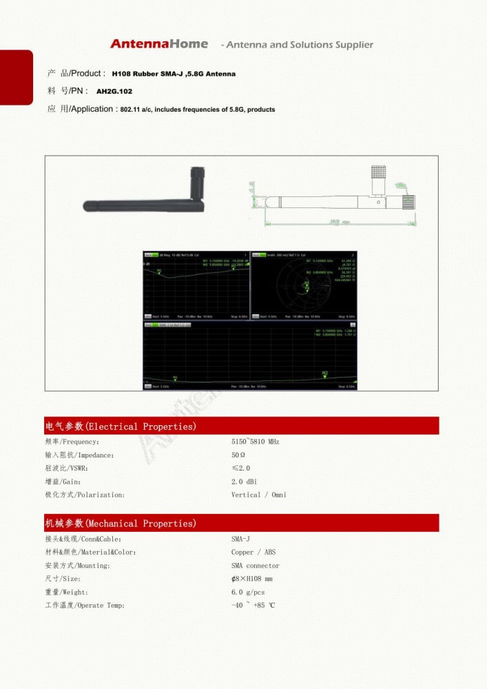 AH2G.102 product documentation page 1