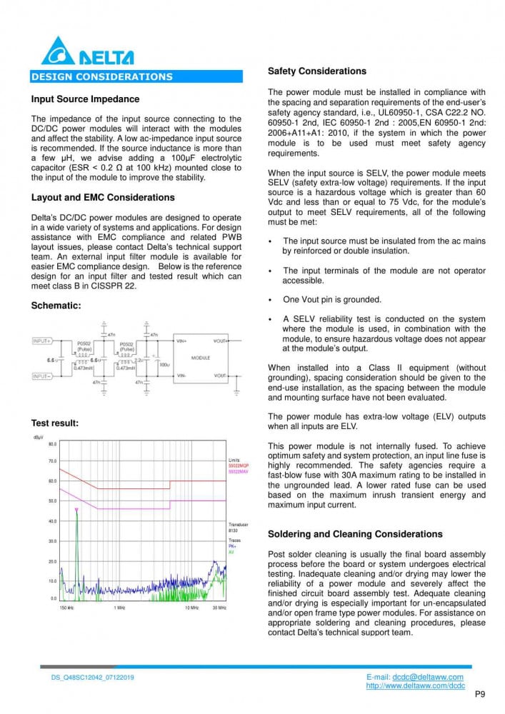 Q48SC12042NRAH datasheet page 9