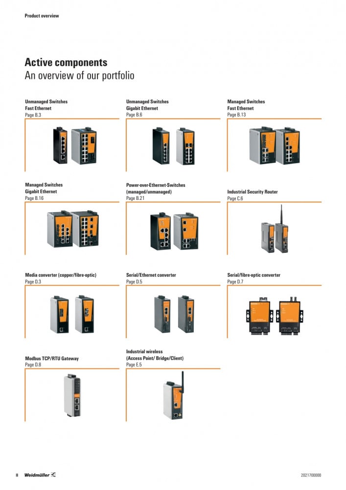 Weidmüller Industrial Ethernet catalogue page 4