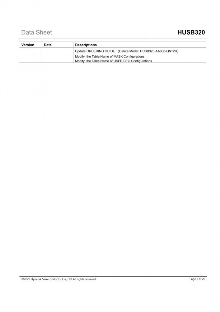 HUSB320 datasheet page 3