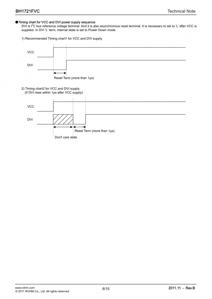 BH1721FVC-TR technical document page 6