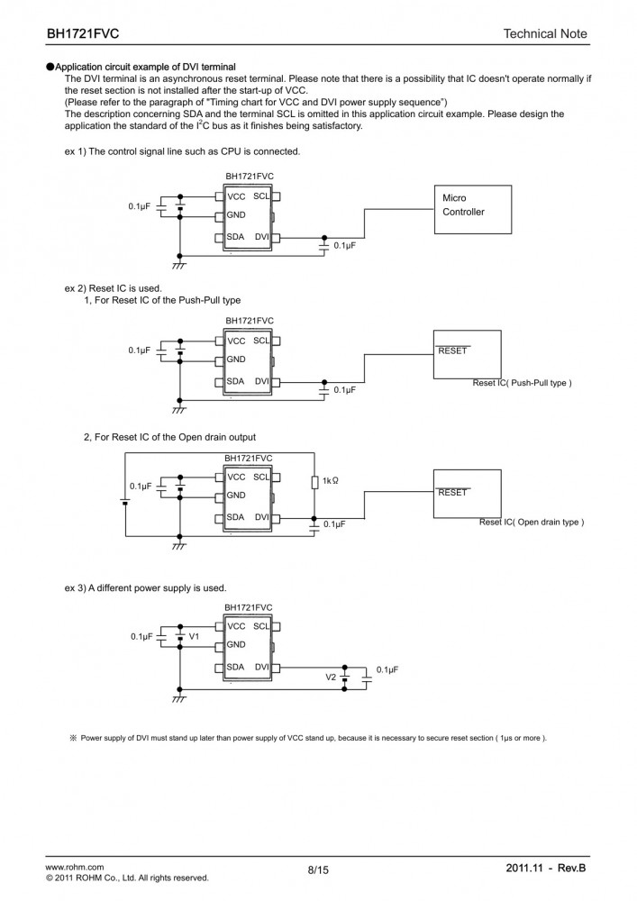 BH1721FVC-TR technical document page 8