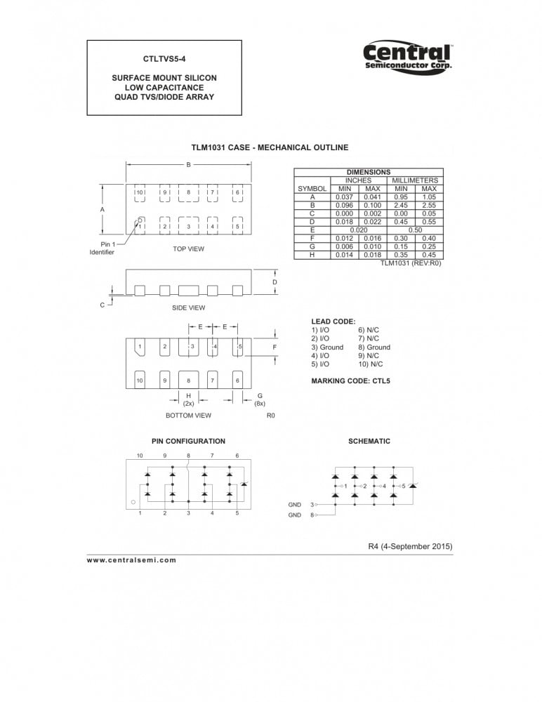 CTLTVS5-4 datasheet page 2