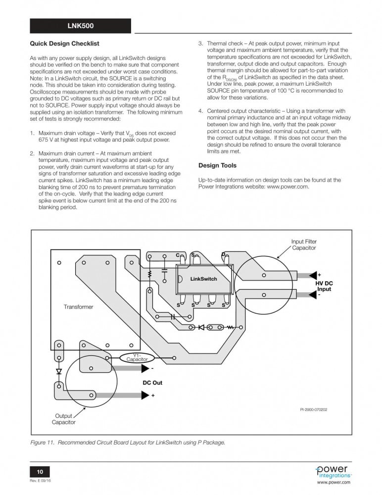 LNK500 technical document page 10