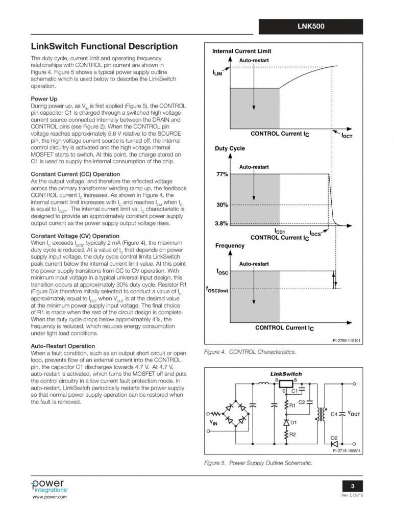 LNK500 technical document page 3