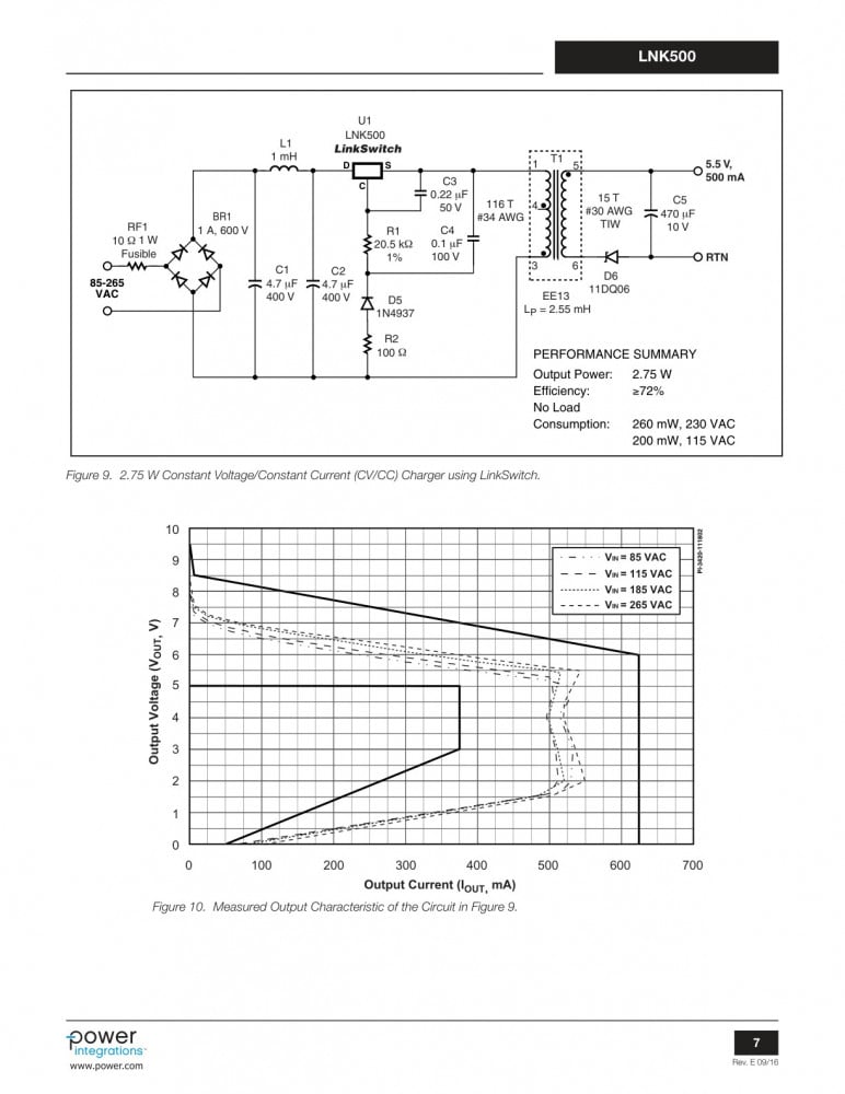 LNK500 technical document page 7