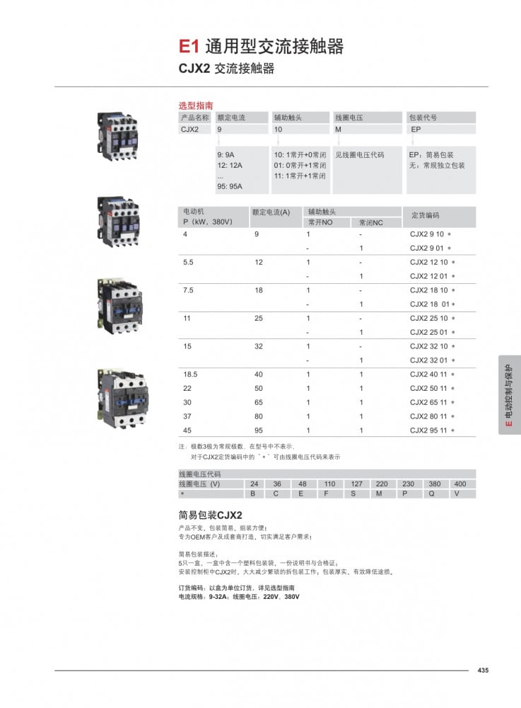 CJX2 technical document page 1